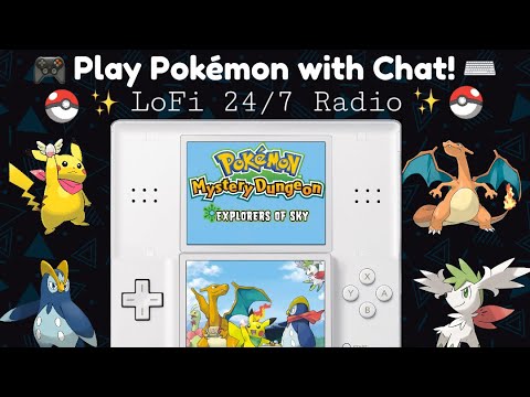 Chat Plays Pokémon Mystery Dungeon: Explorers of Sky | 24/7 Lofi Radio ✨🎵🎮