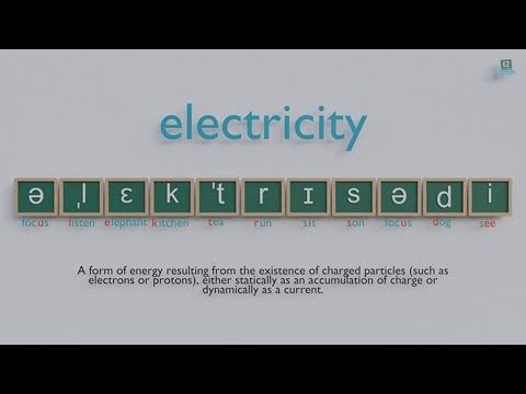 How to pronounce electricity ?