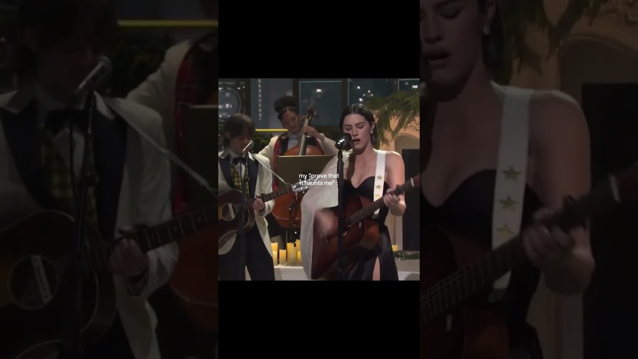 #gracieabrams — the way she holds “the way” and repeats the “i love you”