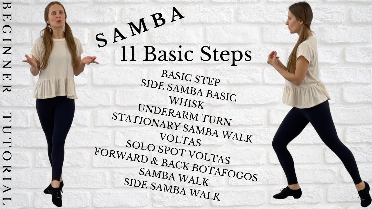 11 Samba Basic Steps every Beginner should Learn || Samba Dance Beginner Steps Tutorial