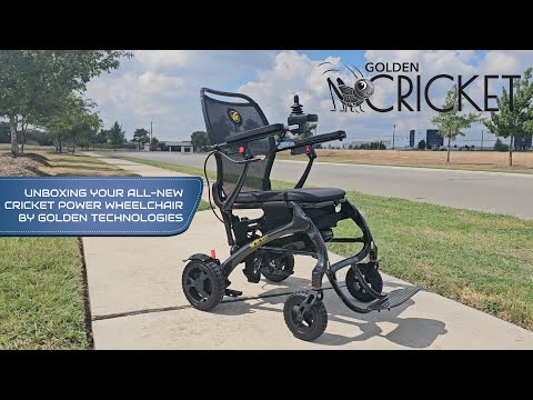 UNBOXING: Cricket Folding Power Wheelchair by Golden Technologies GP302