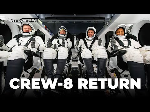 #NASA Crew-8 Astronauts & Cosmonaut Begin Journey Back to Earth After ISS Mission | #space #spacex