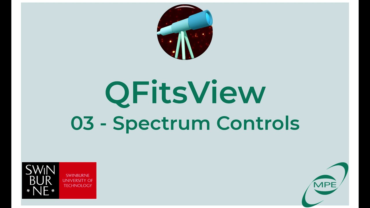 QFitsView 03 - Spectrum Controls