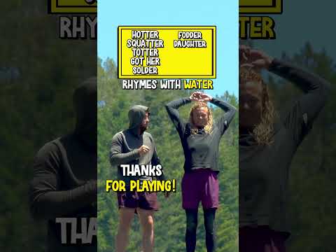 Rhyme 10 Words With Water 2 #shorts