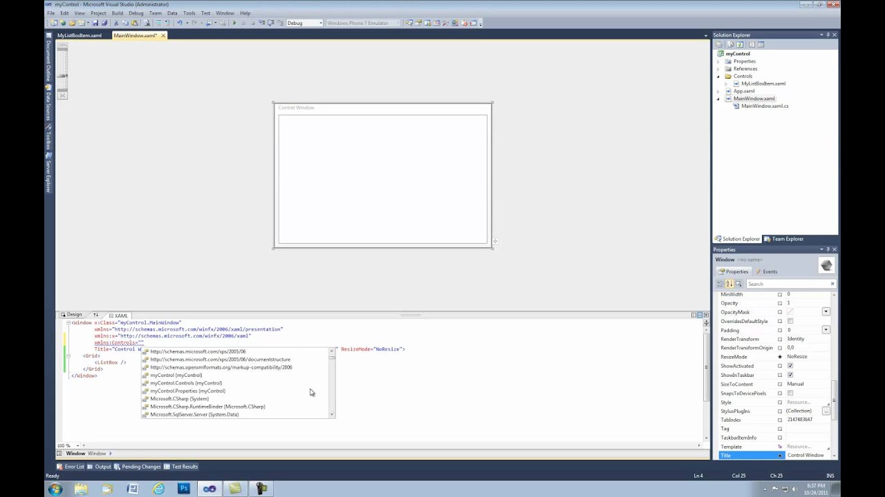 WPF Custom Controls (Actually User Controls)