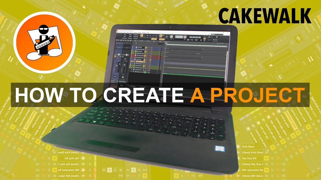 How to create a project in Cakewalk by BandLab