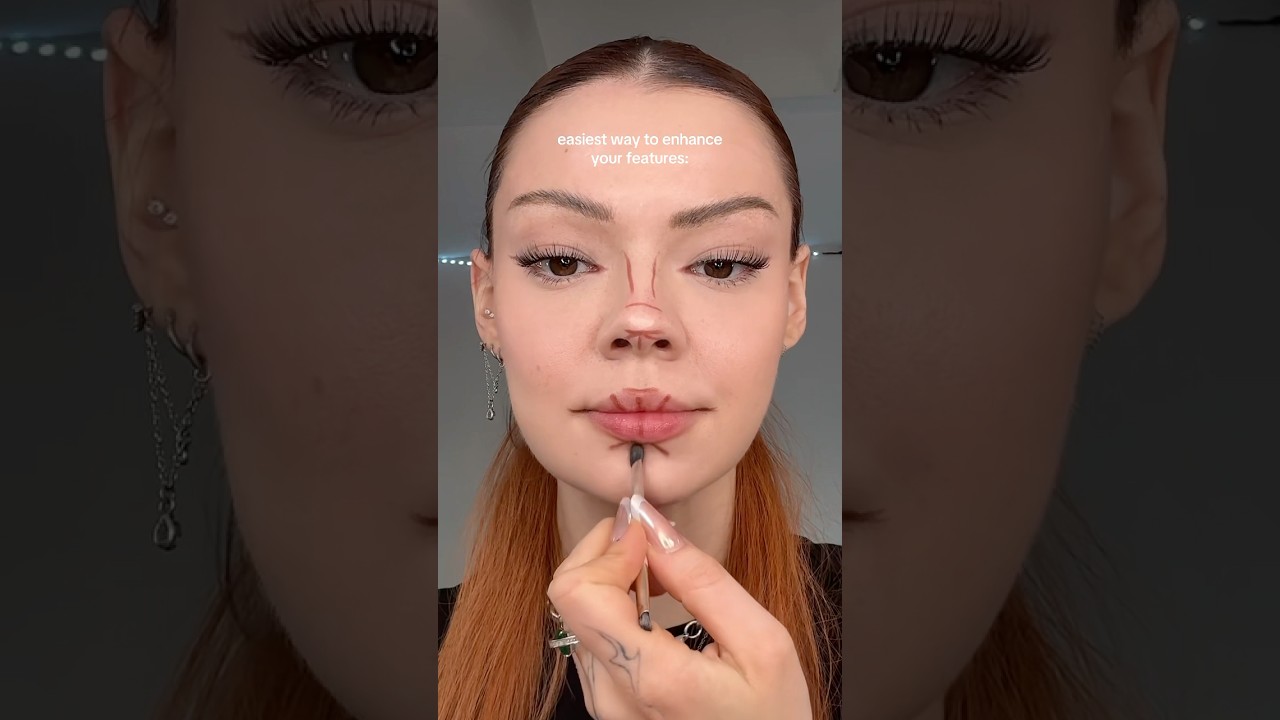 how to enhance your natural features 🧚🏻#makeup #easymakeup