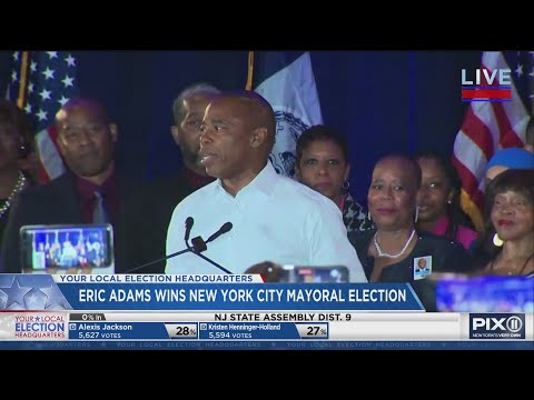 Eric Adams elected NYC mayor: Live report from campaign party
