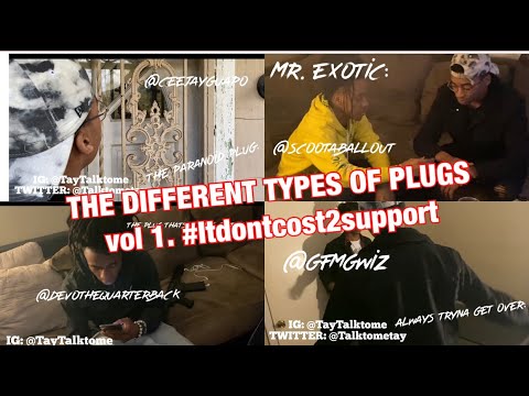 THE DIFFERENT TYPES OF PLUGS! 🔌 #ItdontCost2Support