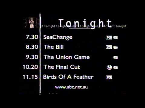 ABC TV - Friday and Saturday Night Programme Schedules (30 & 31/5/1999)