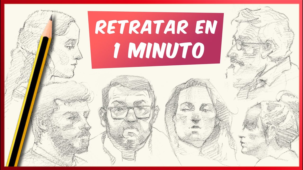 Cómo hacer dibujo rápido en vivo [RETRATOS FURTIVOS]