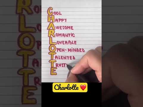 Meaning of the name CHARLOTTE #meaning #name #charlotte