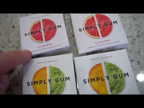 Simply Gum | Variety Pack - Boost & Cleanse | Pack of Six (90 Pieces Total)