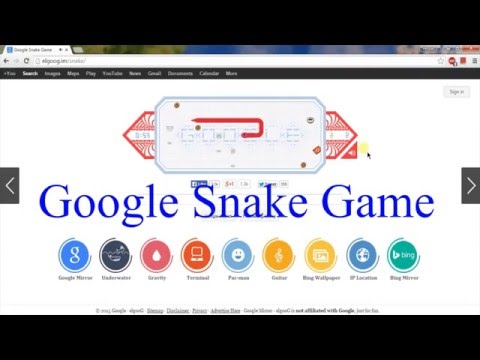 Play Snake Game in Google | Google Snake