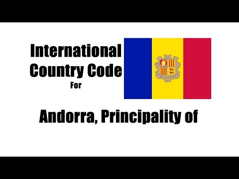 Andorra Dialer code | International Dialing Code of Andorra | Area City code of Andorra