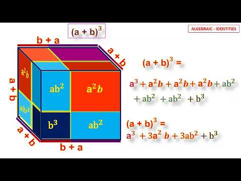 ALGEBRAIC IDENTITIES A PLUS B WHOLE CUBE