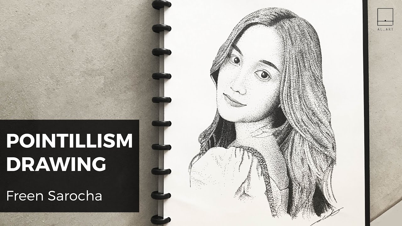 POINTILLISM DRAWING - FREEN SAROCHA