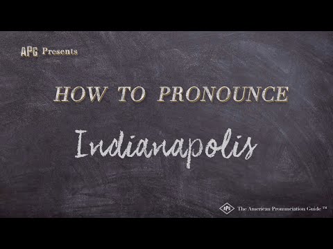 How to Pronounce Indianapolis (Real Life Examples!)
