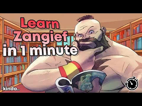 How To Learn Zangief In 1 Minute! Kind Of..