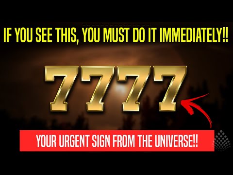 A WARNING SIGN FOR THOSE WHO SEE THIS!! 7777 [Important Sign from the universe for you!!]