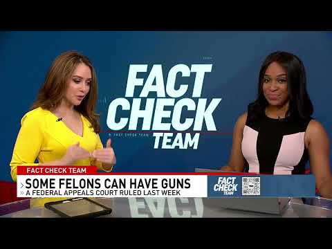Fact Check Team: Felons allowed to have guns? Only if...