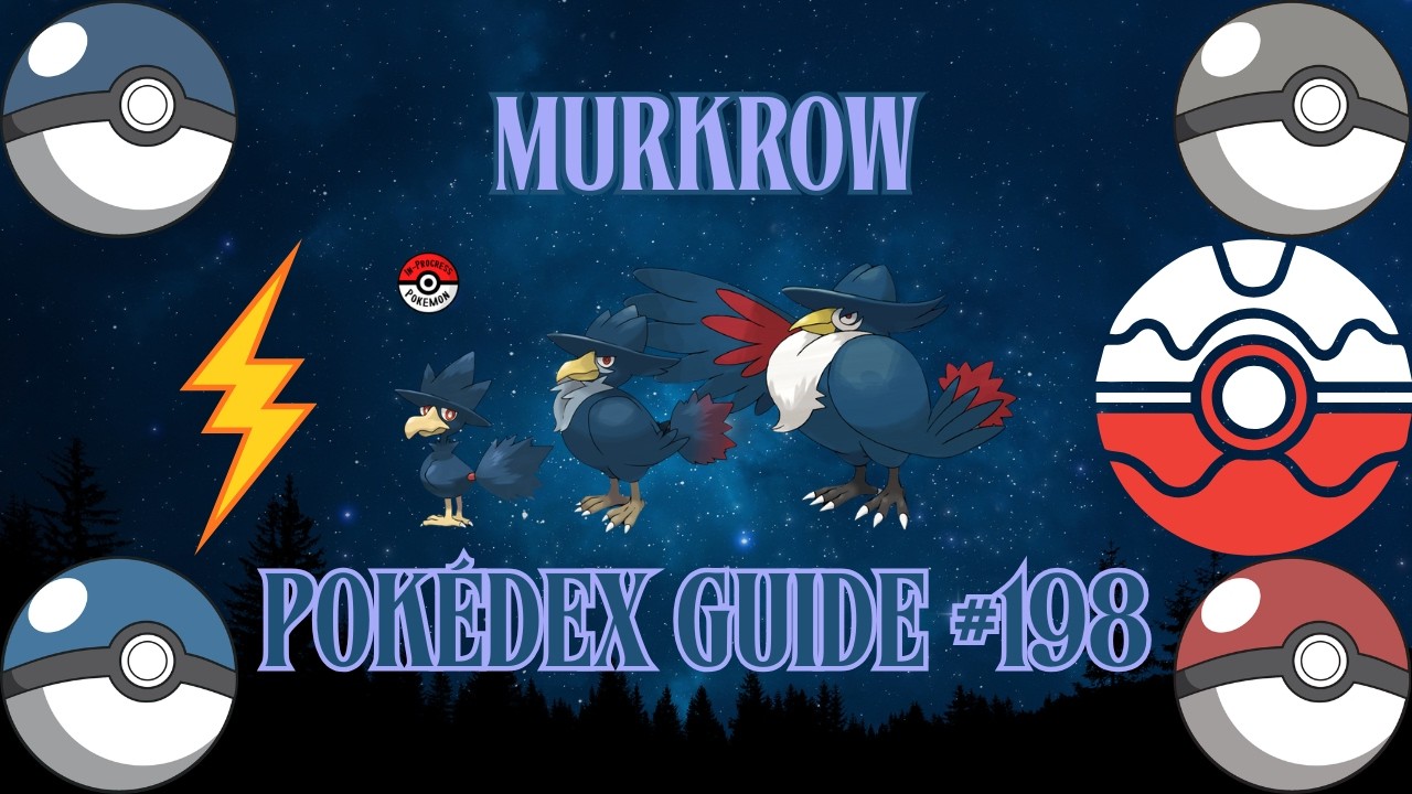 Complete Pokédex Entry: Murkrow | Stats, Abilities, Evolution