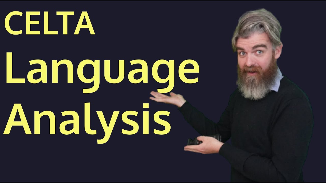 How to Analyze Language for CELTA
