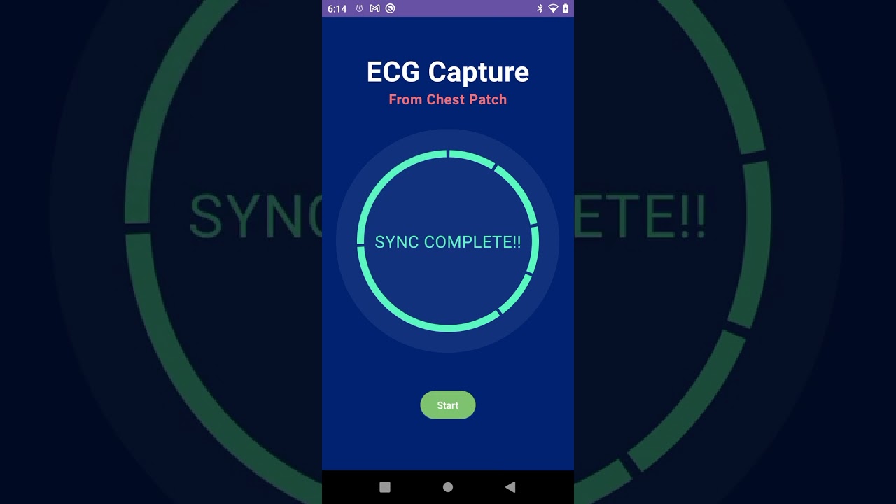 Sync Progress Indicator with gradients