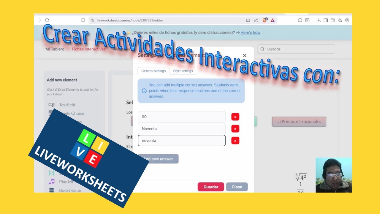Create interactive activities for students with LiveWorksheets