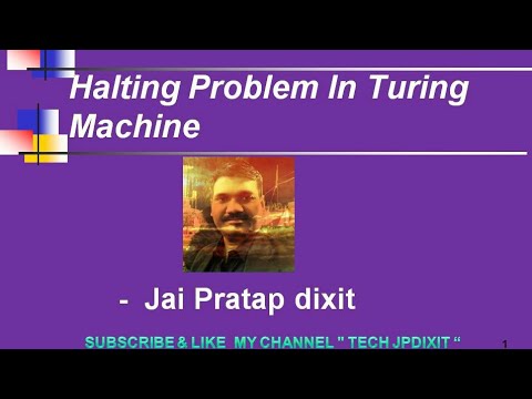 Halting Problems in Turing machine