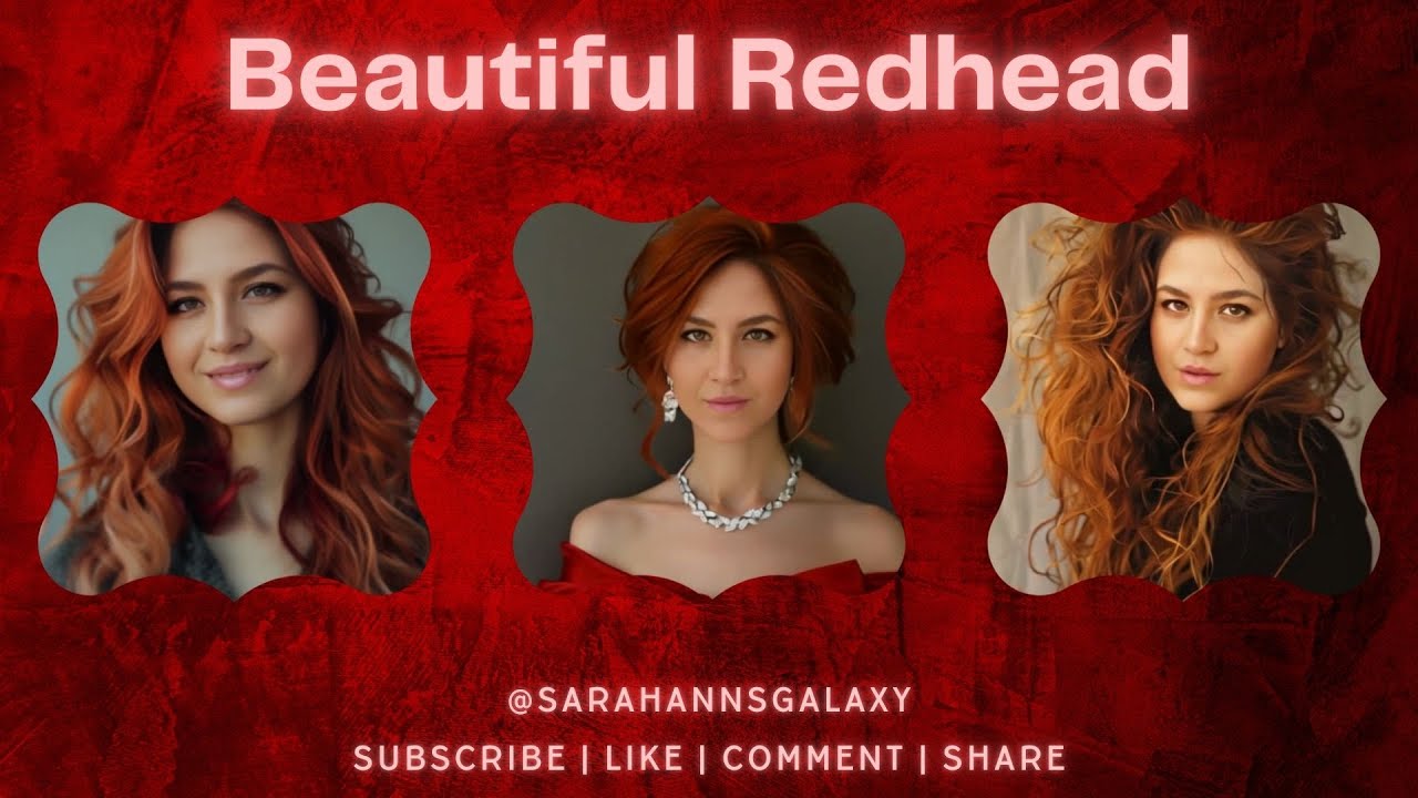 🔴 Top 30 Favorite Redhead Photos | AI Lookbook