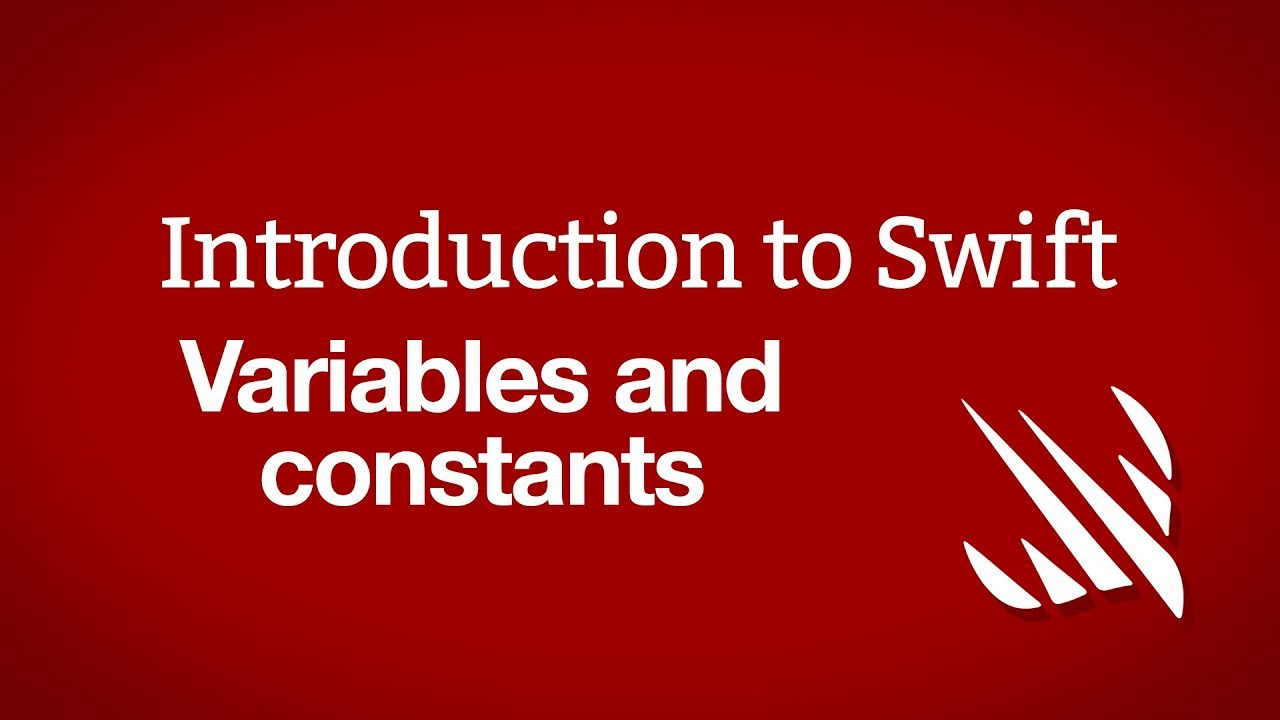 Introduction to Swift: Variables and constants