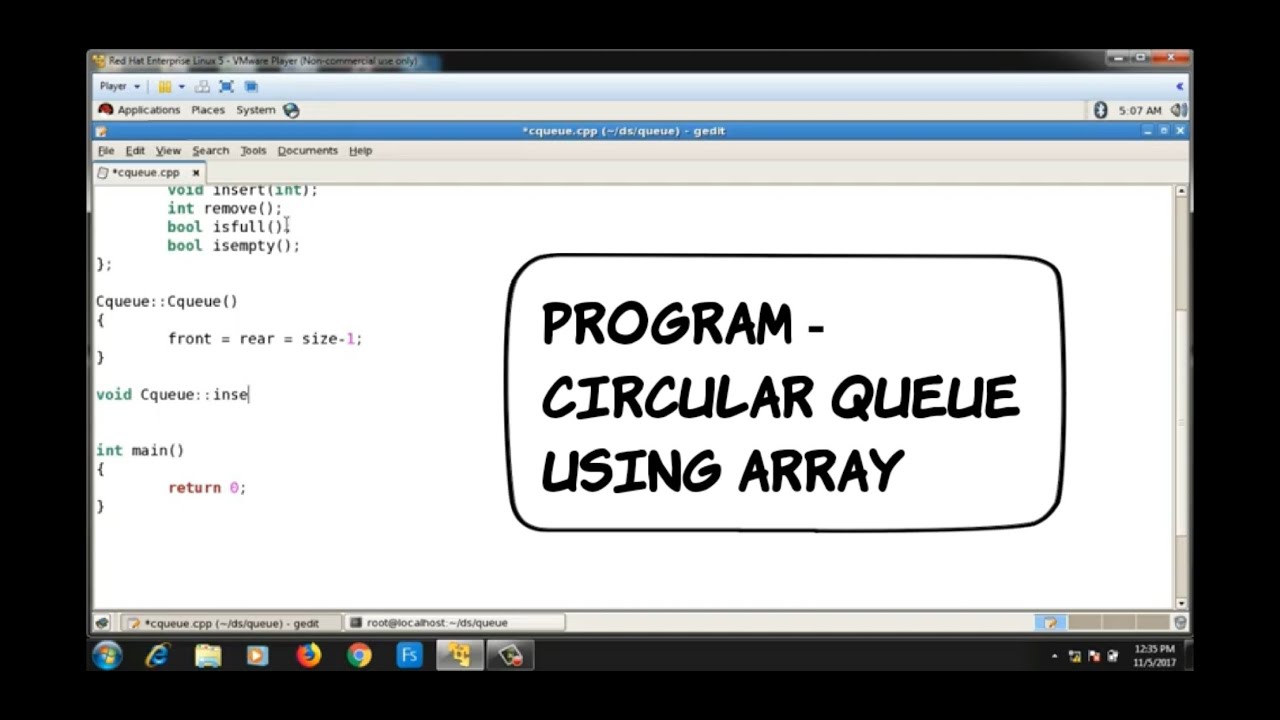 Queue | Circular Queue - Program | Data Structures using C++