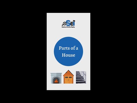 Parts of House Vocabulary Words In English With Urdu Meanings | OSEI Vocabulary #shorts