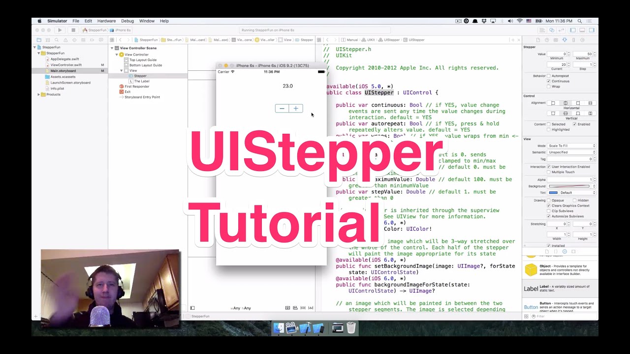 UIStepper Tutorial