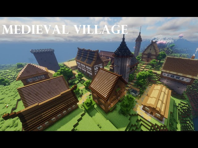 Small Medieval Village Minecraft Map