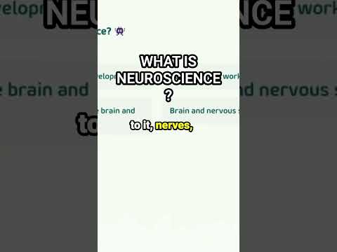 What is #neuroscience ?