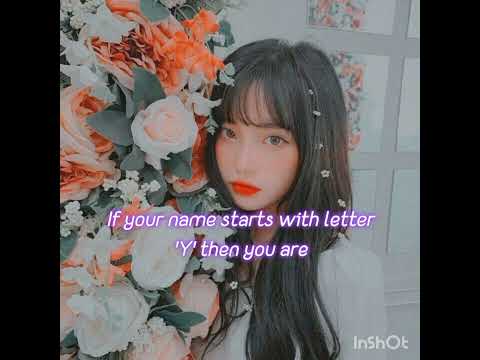 If your name starts with letter Y then you are - #shorts#aesthetic#fyp