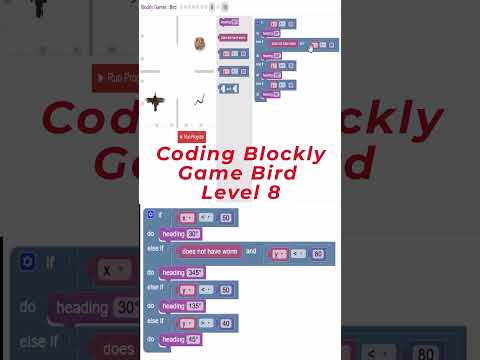 Informatika Kelas 8 - Algoritma & Pemrograman SOLUSI GAME BIRD LEVEL 8 pada #blockly
