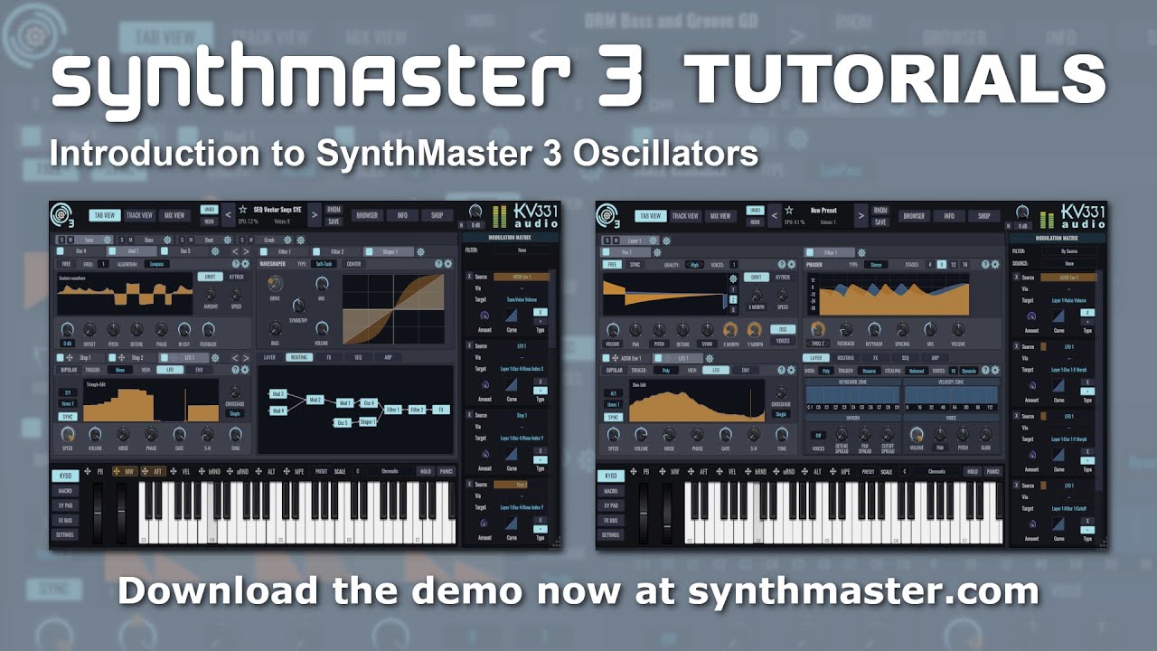 Introduction to SynthMaster 3 Oscillators
