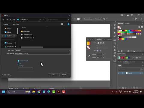 How to Save Illustrator EPS File