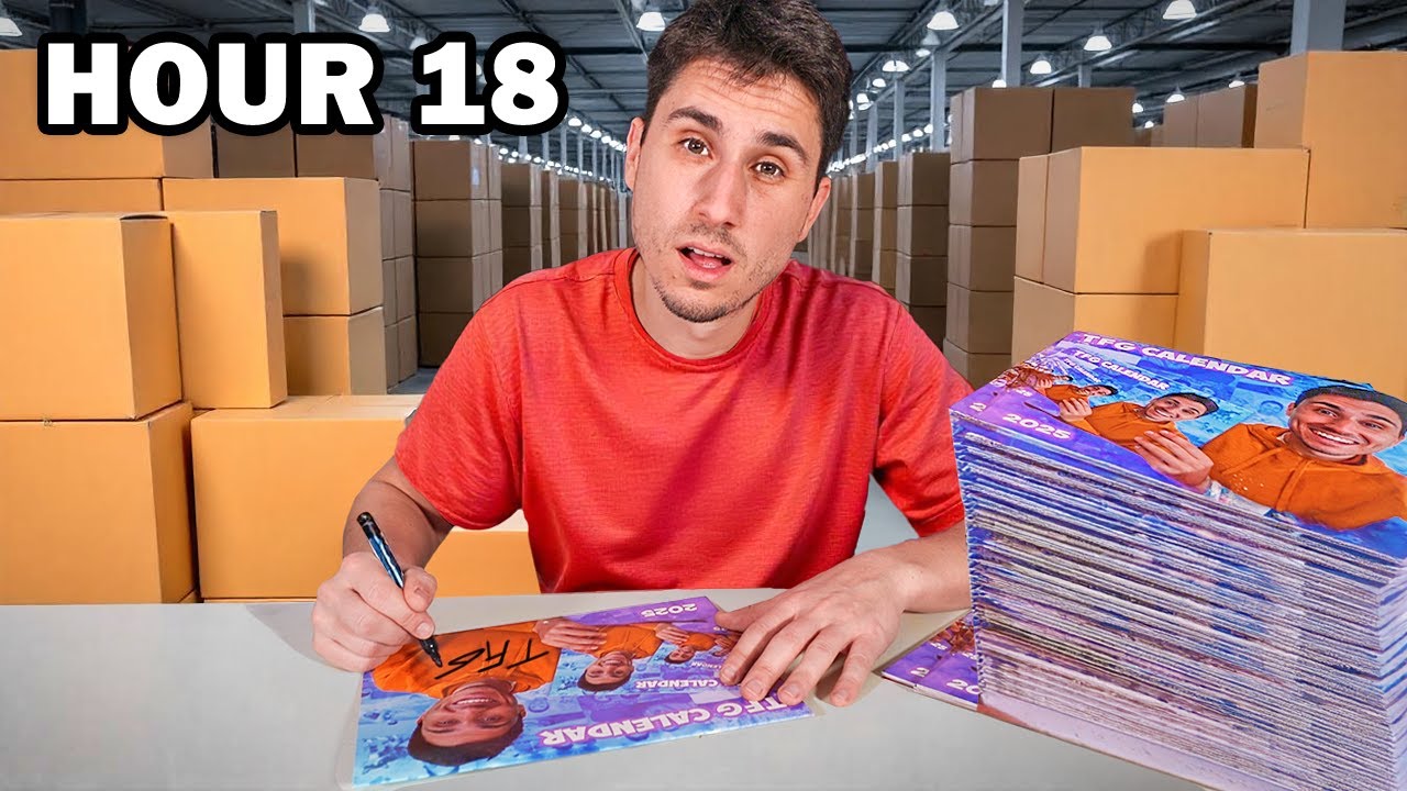 I Signed 1,500 Calendars in a Day!