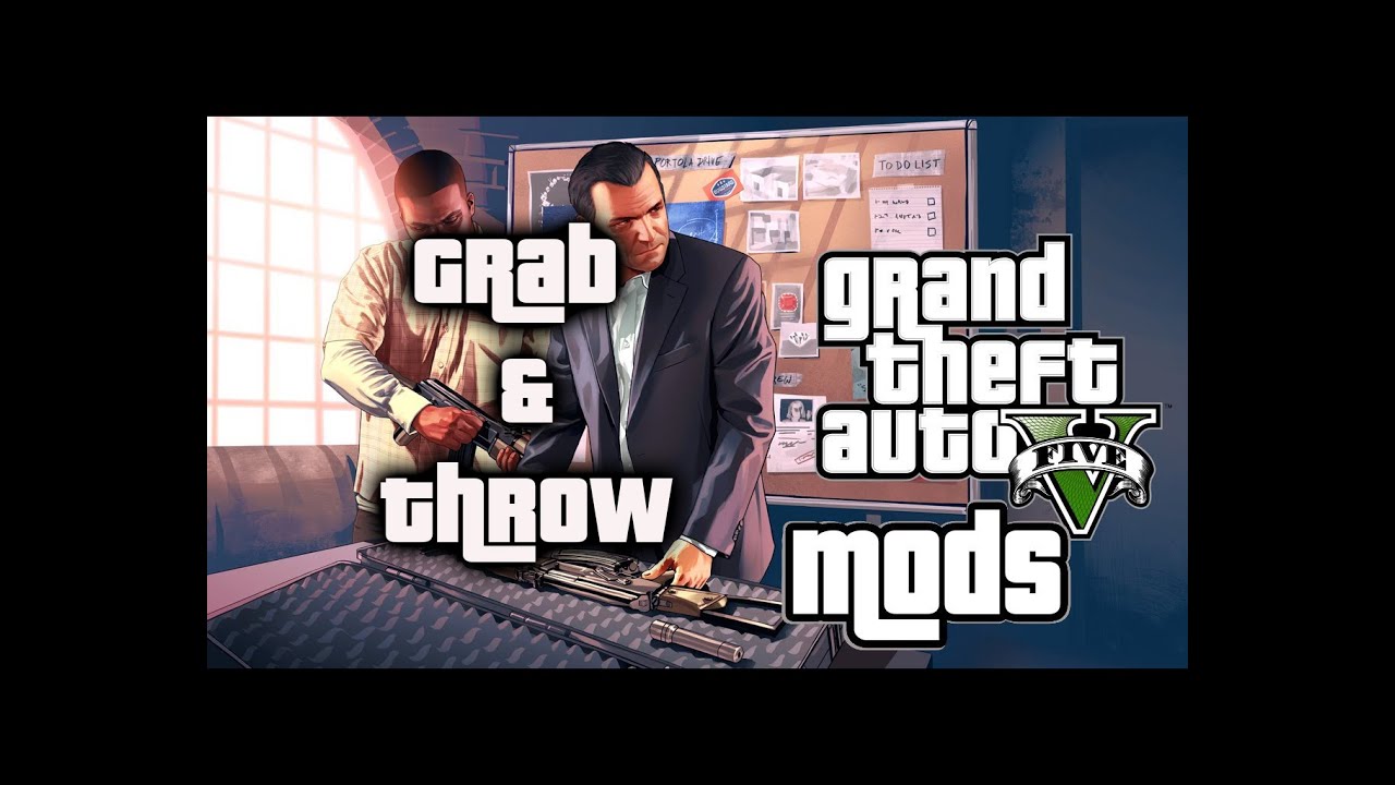Grab & Throw Peds 1.1 - GTA 5
