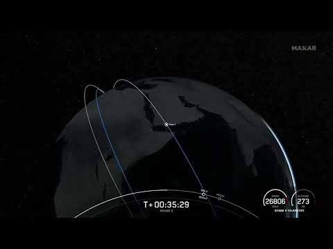 SpaceX Falcon 9 rocket launches 2 WorldView Legion satellites, Maxar 3 Mission