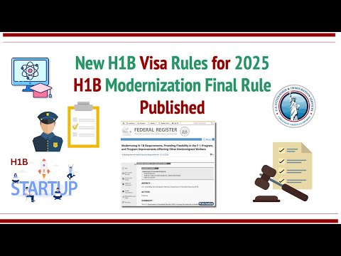 New H1B Rules for 2025 based on H1B Modernization Final Rule Published by DHS, Can Trump Change?