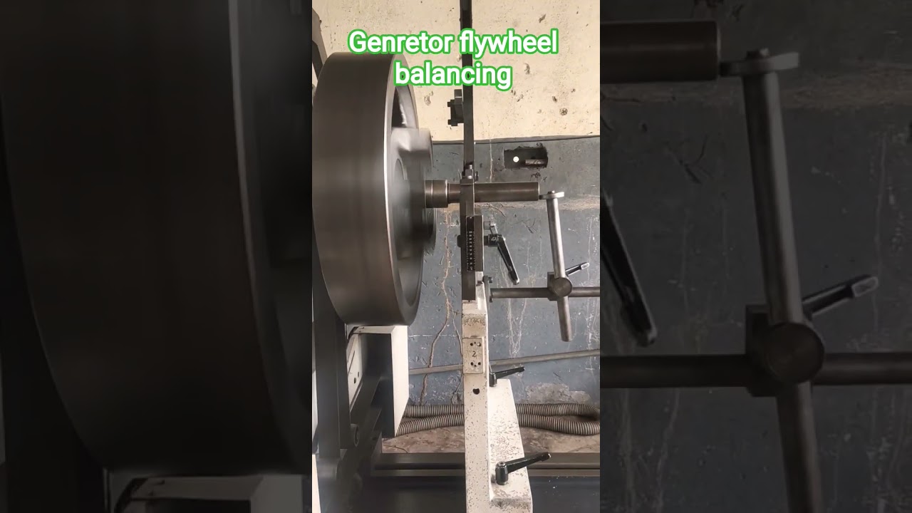 genretor flywheel balancing