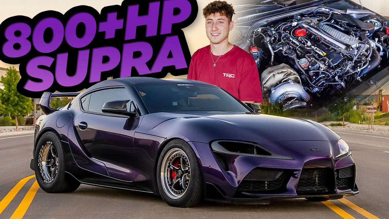 This Midnight Purple, Daily Driven 2020 MKV Toyota Supra Has 800 HP+ ...