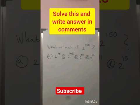 What is the half of 2^300? #math #tricks