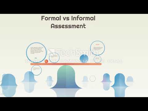 Formal and Informal Assessment
