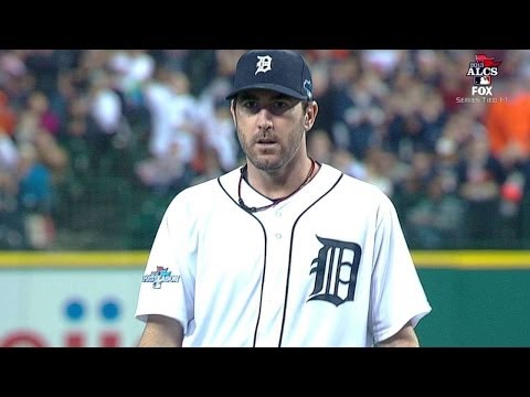 ALCS Gm3: Verlander gets around leadoff man at second